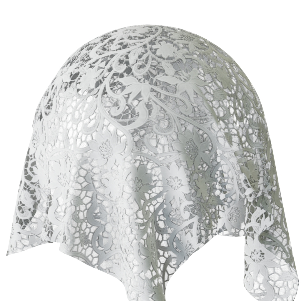 Rose lace | FREE fabric materials | BlenderKit