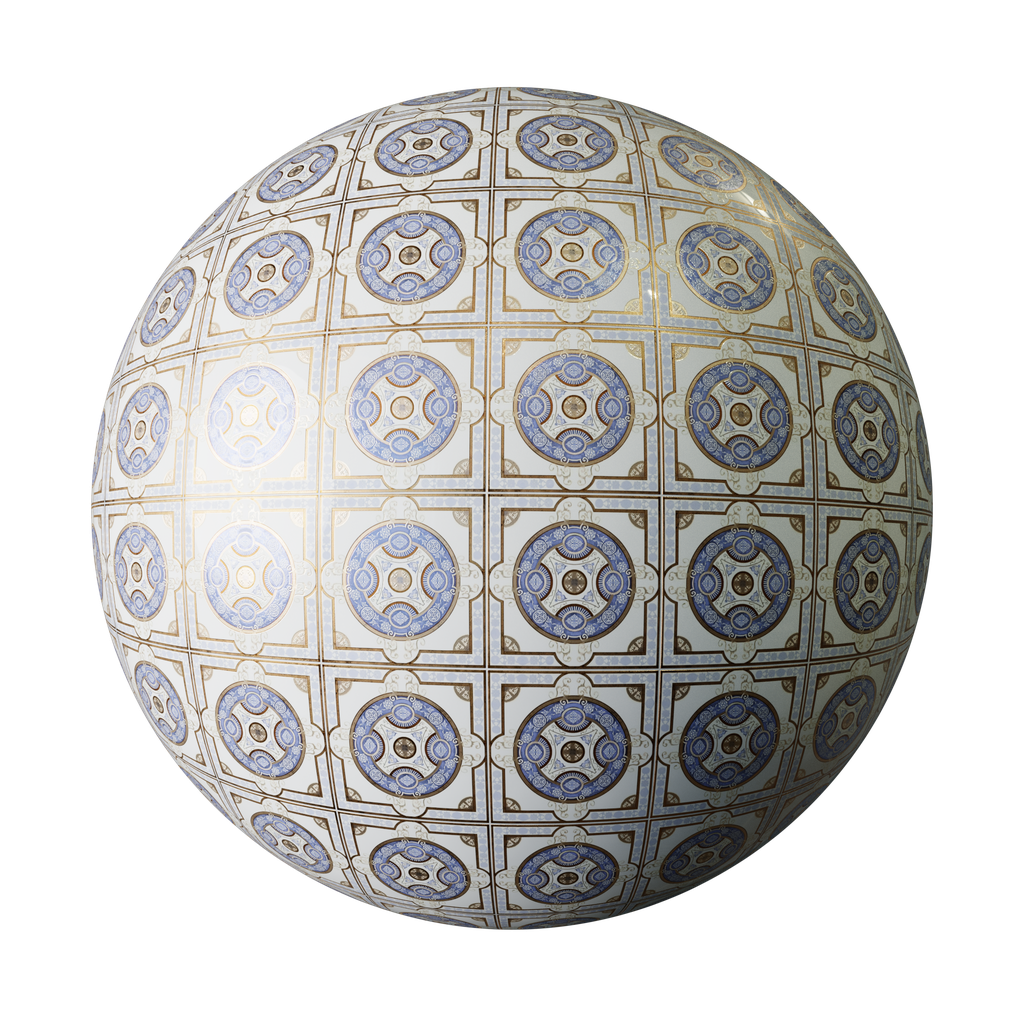 Gold Indian Tiles | FREE tiles materials | BlenderKit
