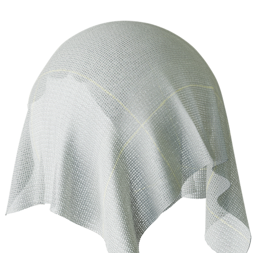 Plain White Sheer | FREE Sheer Fabric 3D Materials materials | BlenderKit