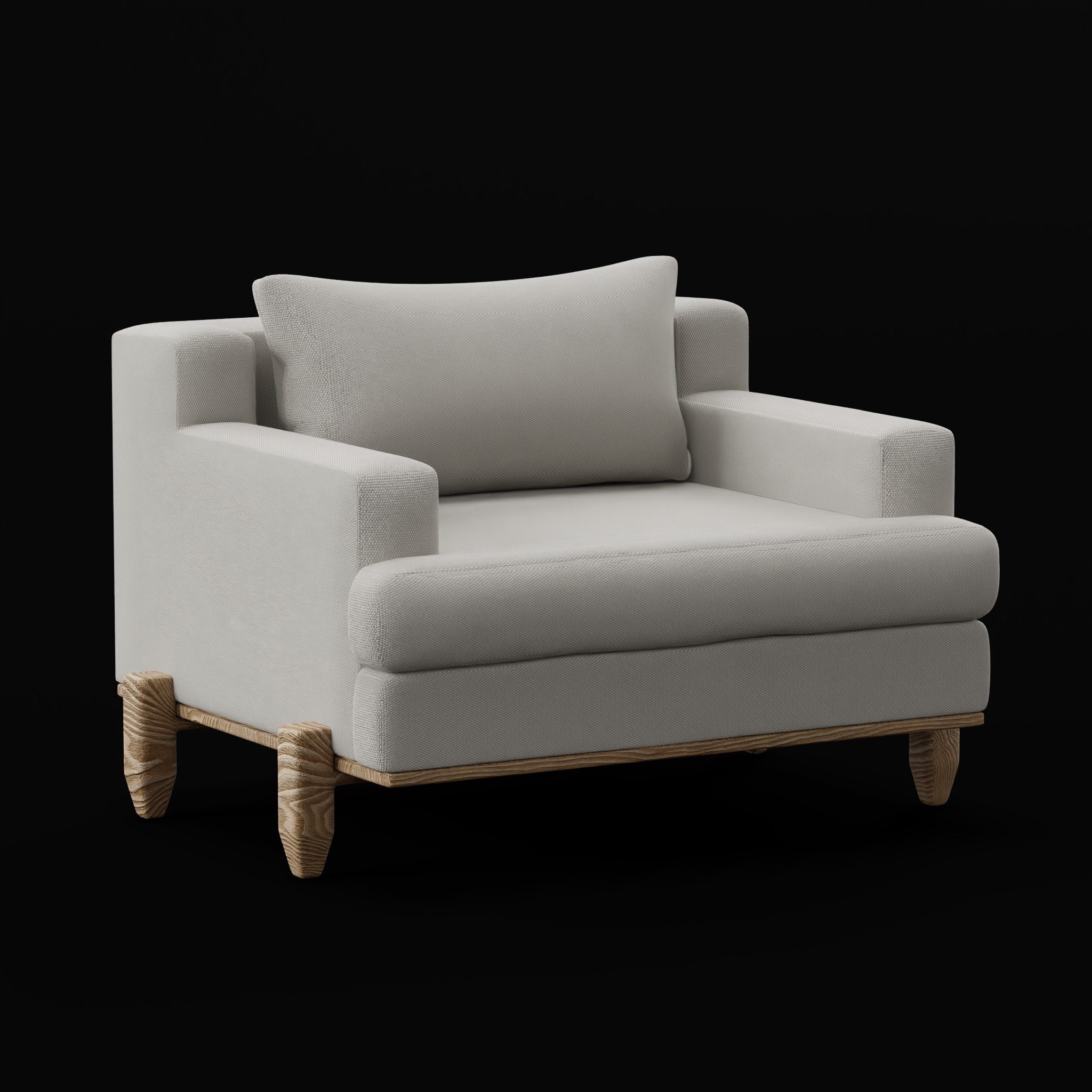 Accent Single Sofa Easy Chair | Sofas models | BlenderKit
