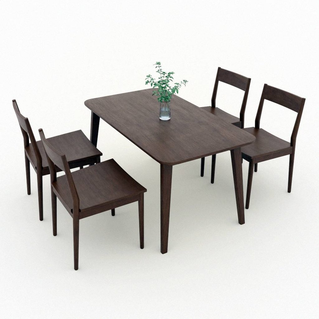 Dining table set | Chair-table Sets models | BlenderKit