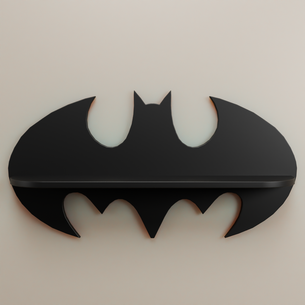 Black Interior Batman Shelf | Shelves models | BlenderKit