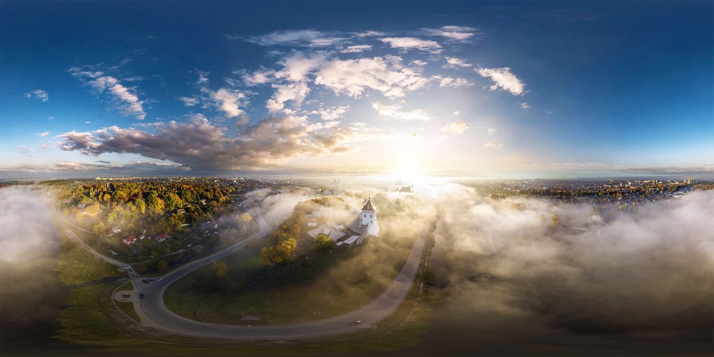 Foggy morning | FREE Cityscapes HDRis | BlenderKit