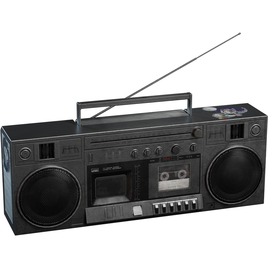 Boombox | FREE Home Appliances models | BlenderKit