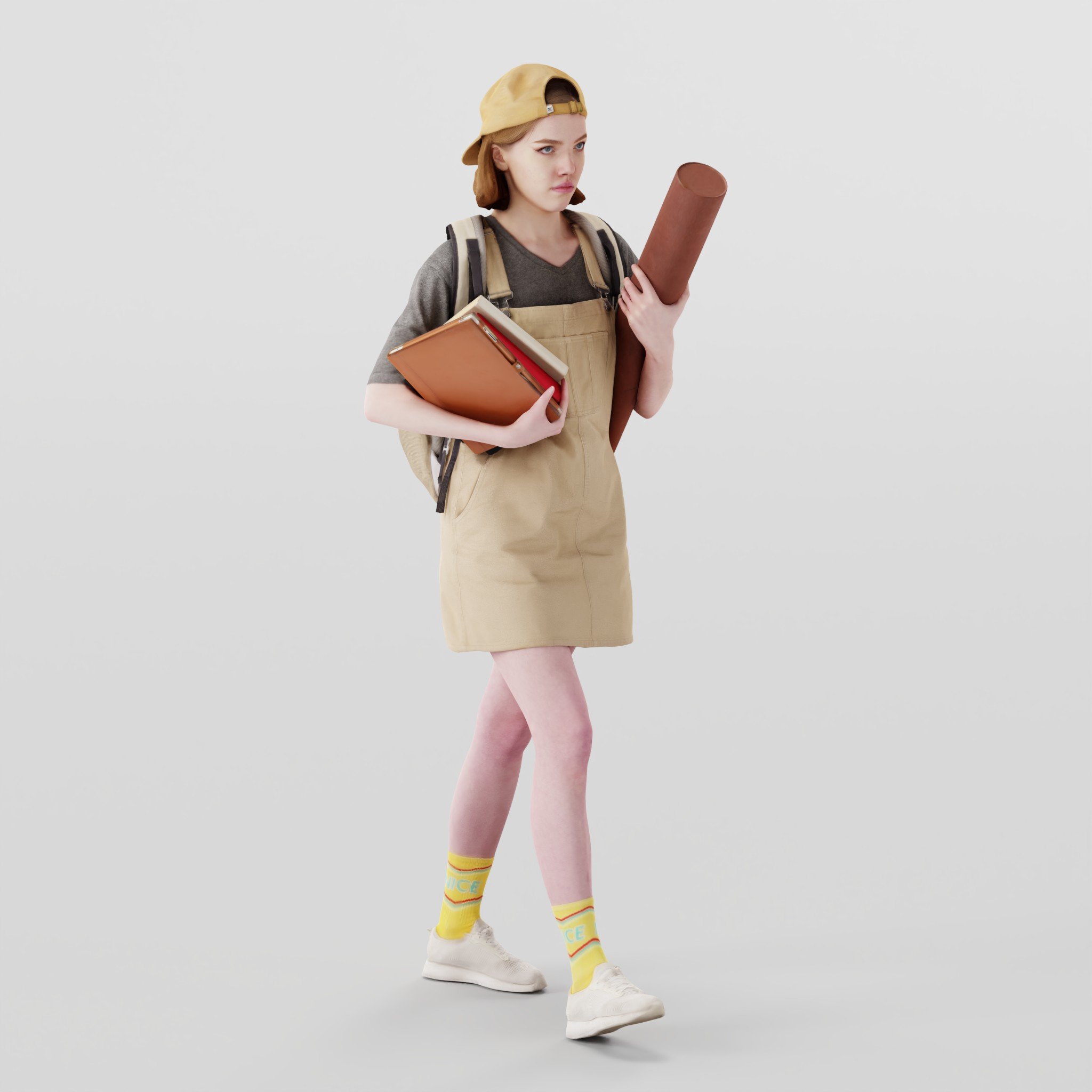Student Girl | Women models | BlenderKit