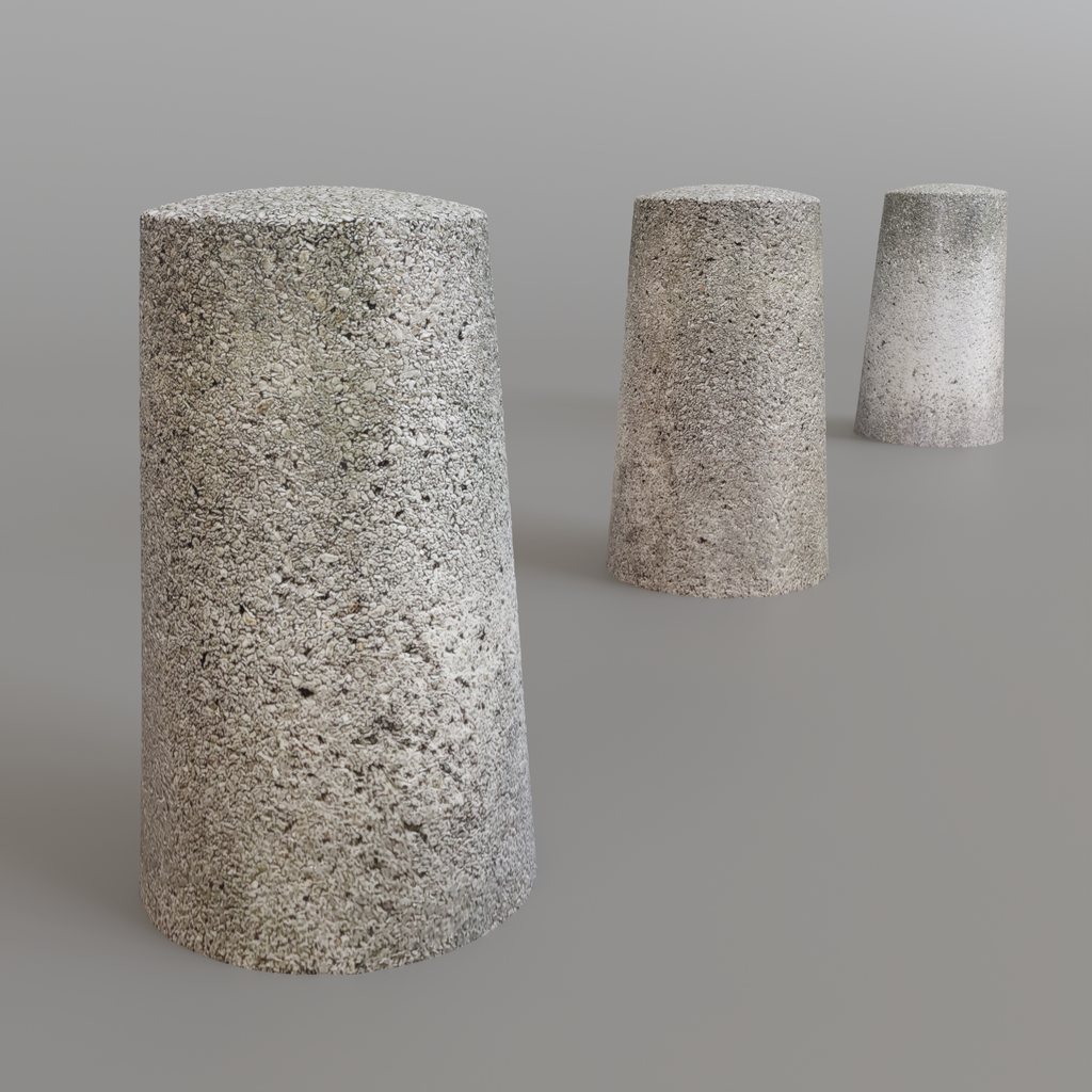 Concrete bollard | FREE Urban Environment models | BlenderKit