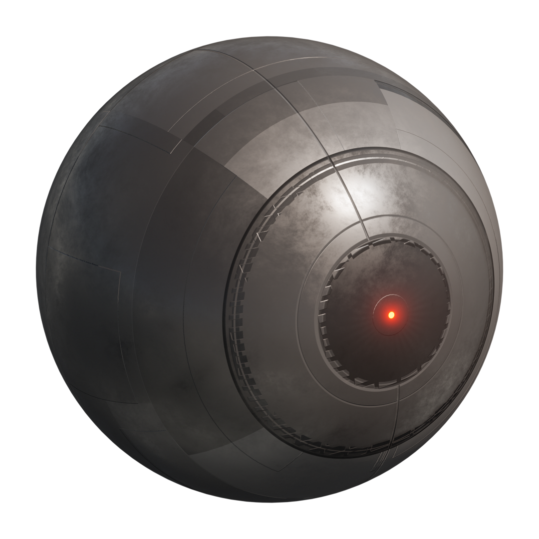 Procedural Sci-fi Metal Drone | FREE tech materials | BlenderKit