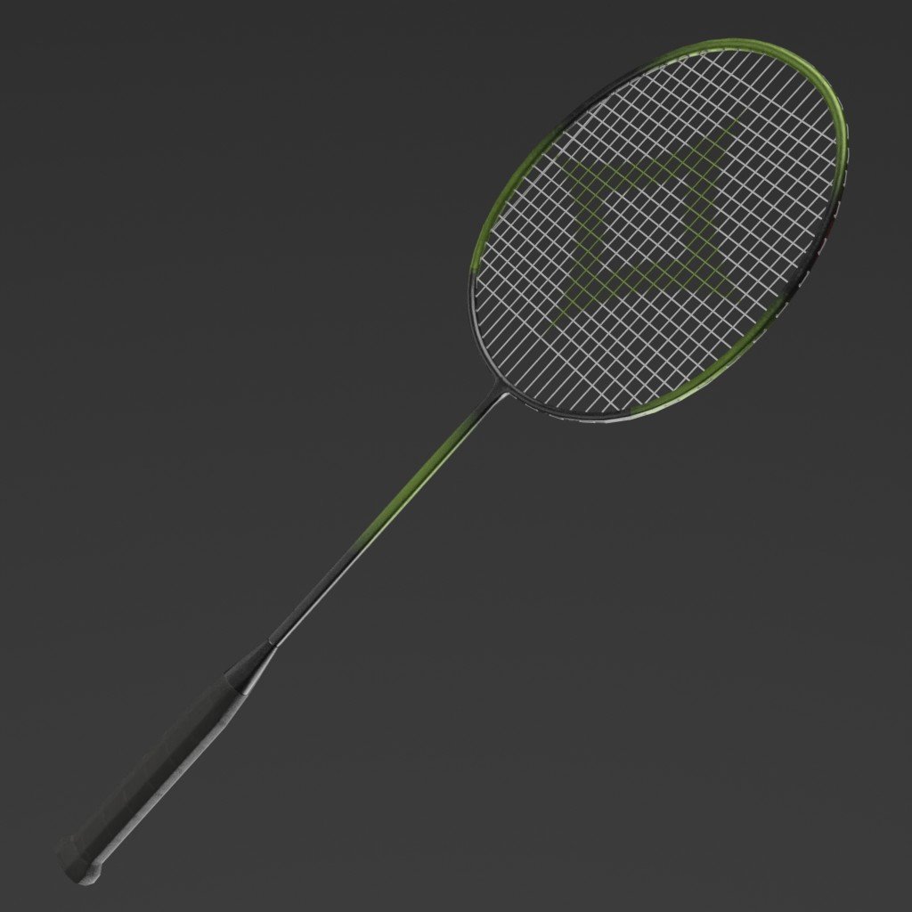 Badminton Racket B1 | Sport models | BlenderKit