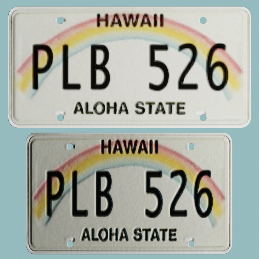 Hawaii Licence plate PL | FREE Vehicle Parts models | BlenderKit