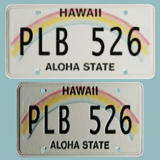 Hawaii Licence plate PL | FREE Vehicle Parts models | BlenderKit