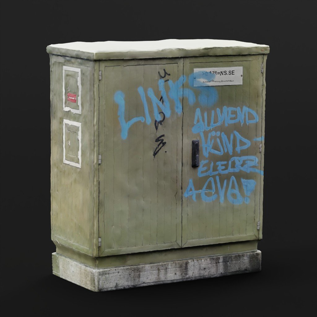 Electricity Utility Box (Photoscanned) | FREE Urban Environment models ...