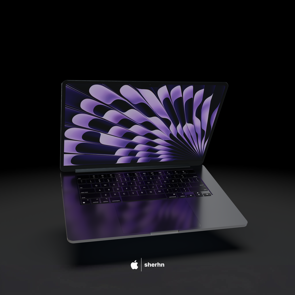 Apple 15" MacBook Air (Space Gray) | Laptops models | BlenderKit