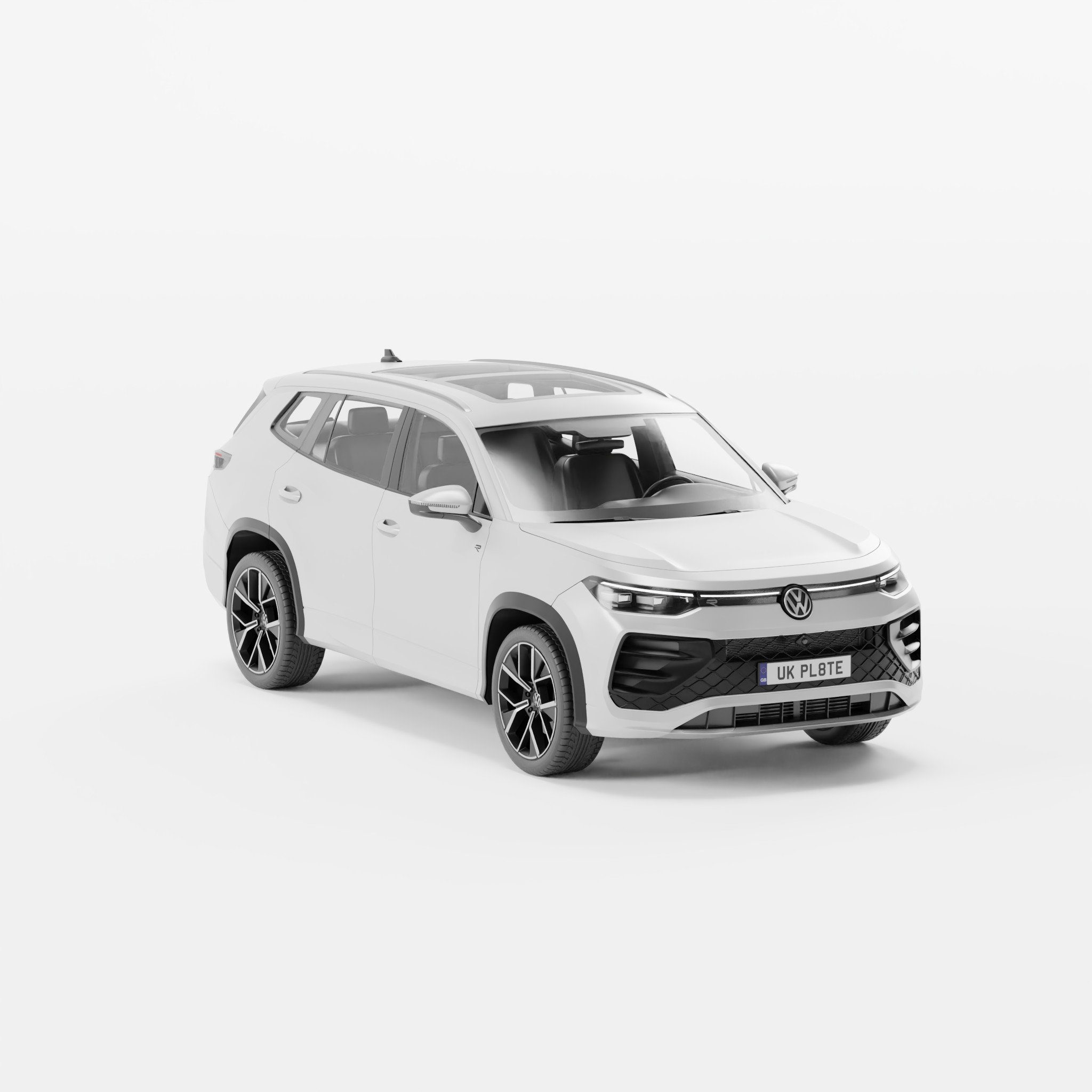 Volkswagen Tayron R-Line | Modern Cars models | BlenderKit
