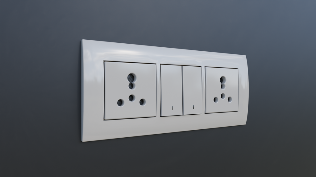 Switchboard 1B | Wall Light models | BlenderKit