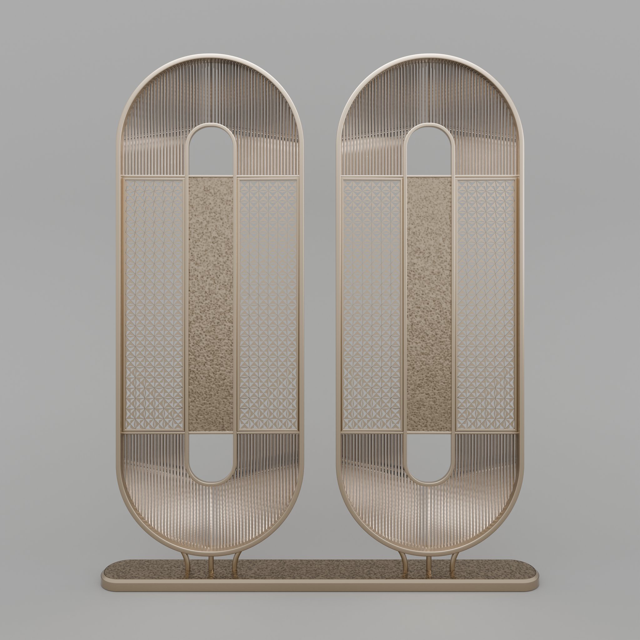 Decorative Metal Partition | Interior Decorations models | BlenderKit