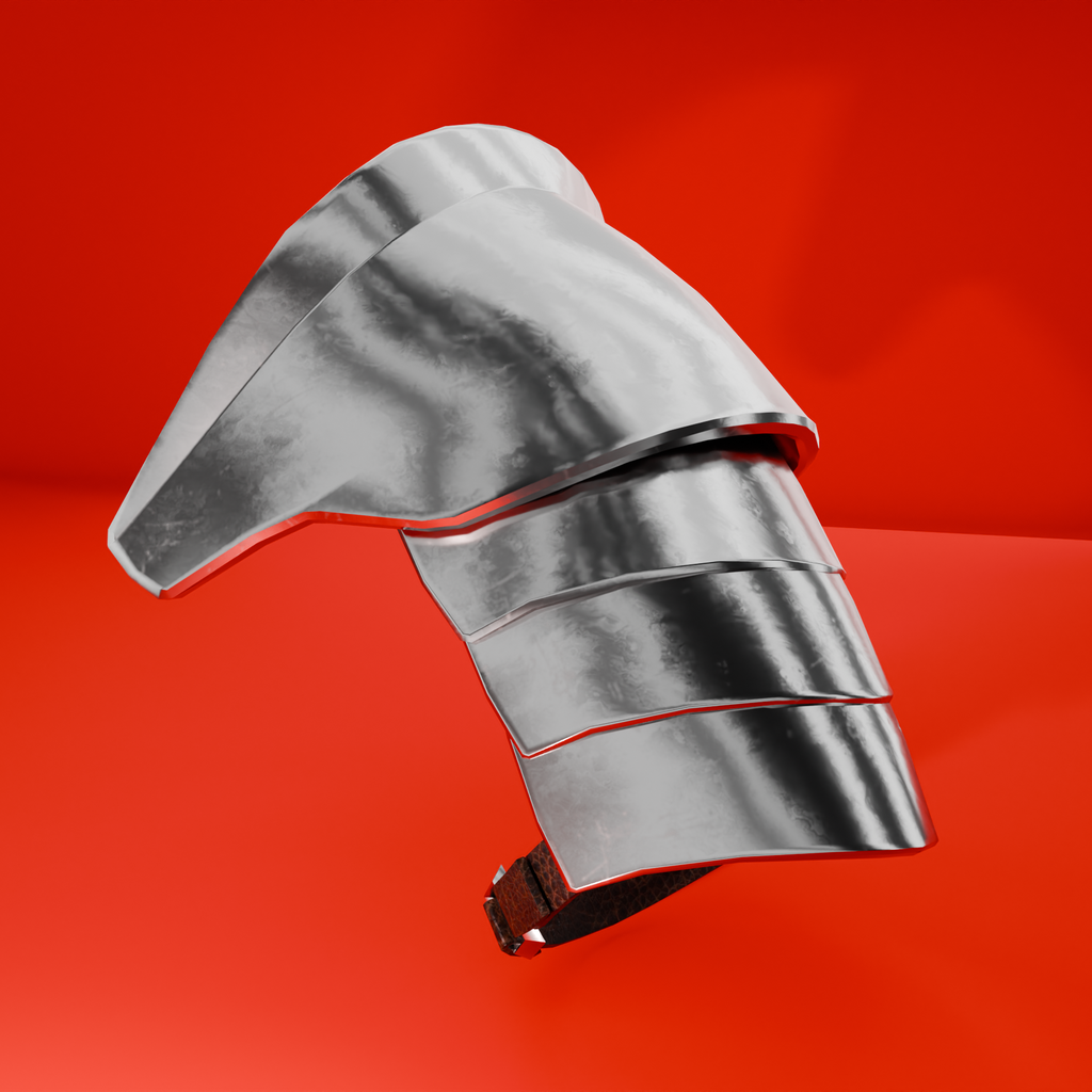 BlenderKit | Download the Shoulder armor model