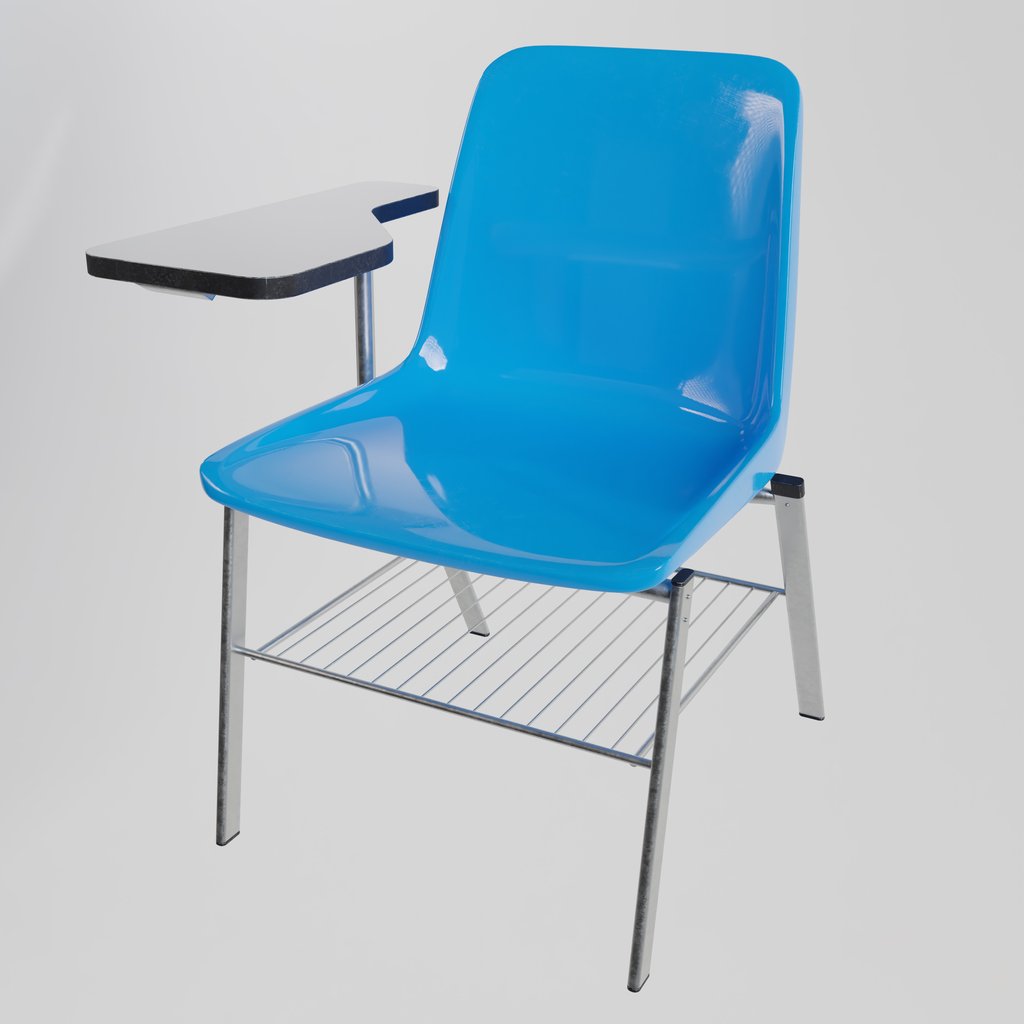 School chair | Sitting Chairs models | BlenderKit