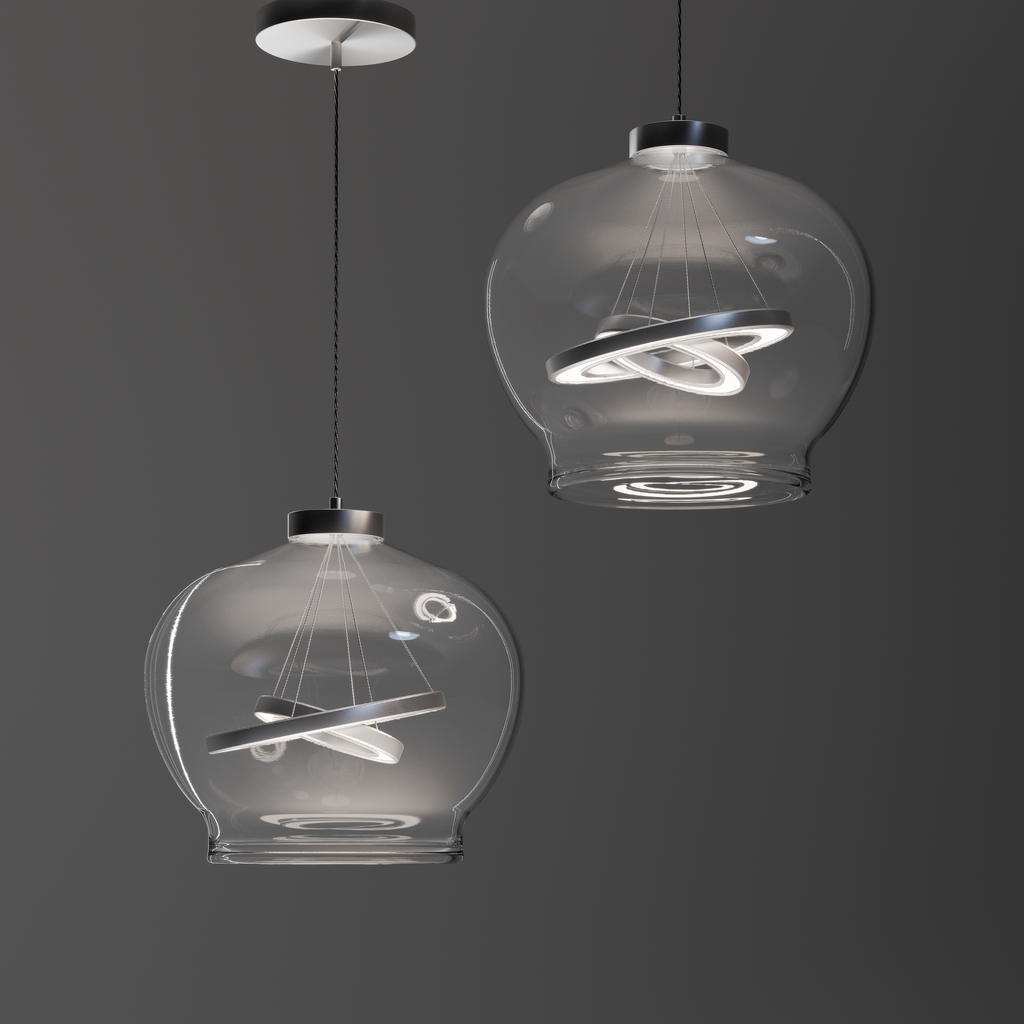 Glass Lamp | FREE 3D Ceiling Light models | BlenderKit