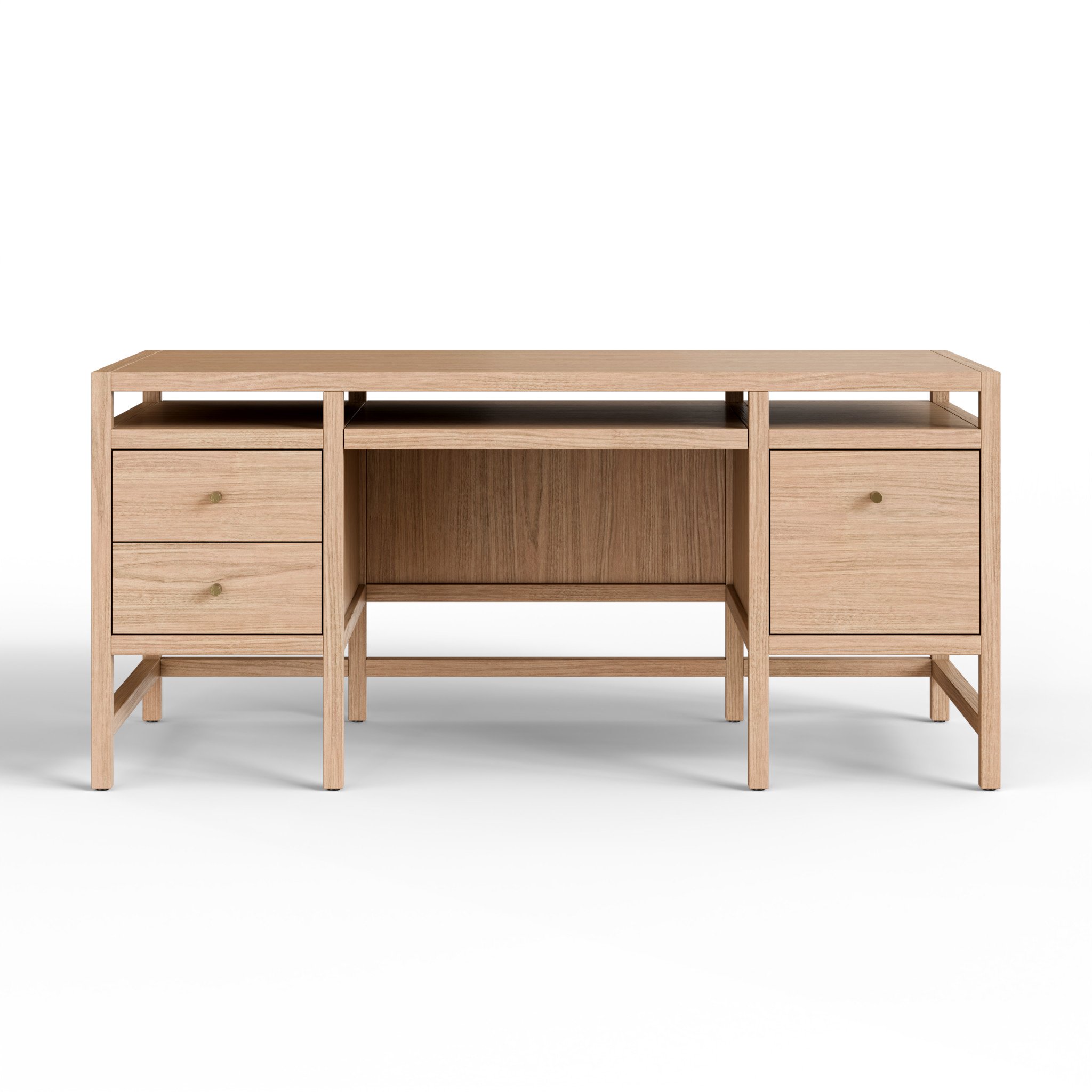 Keane Wood Desk | Desks models | BlenderKit