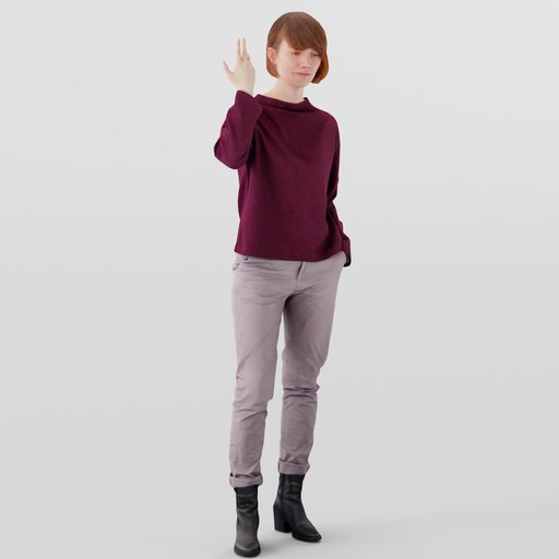 Plum Surprise | Women models | BlenderKit