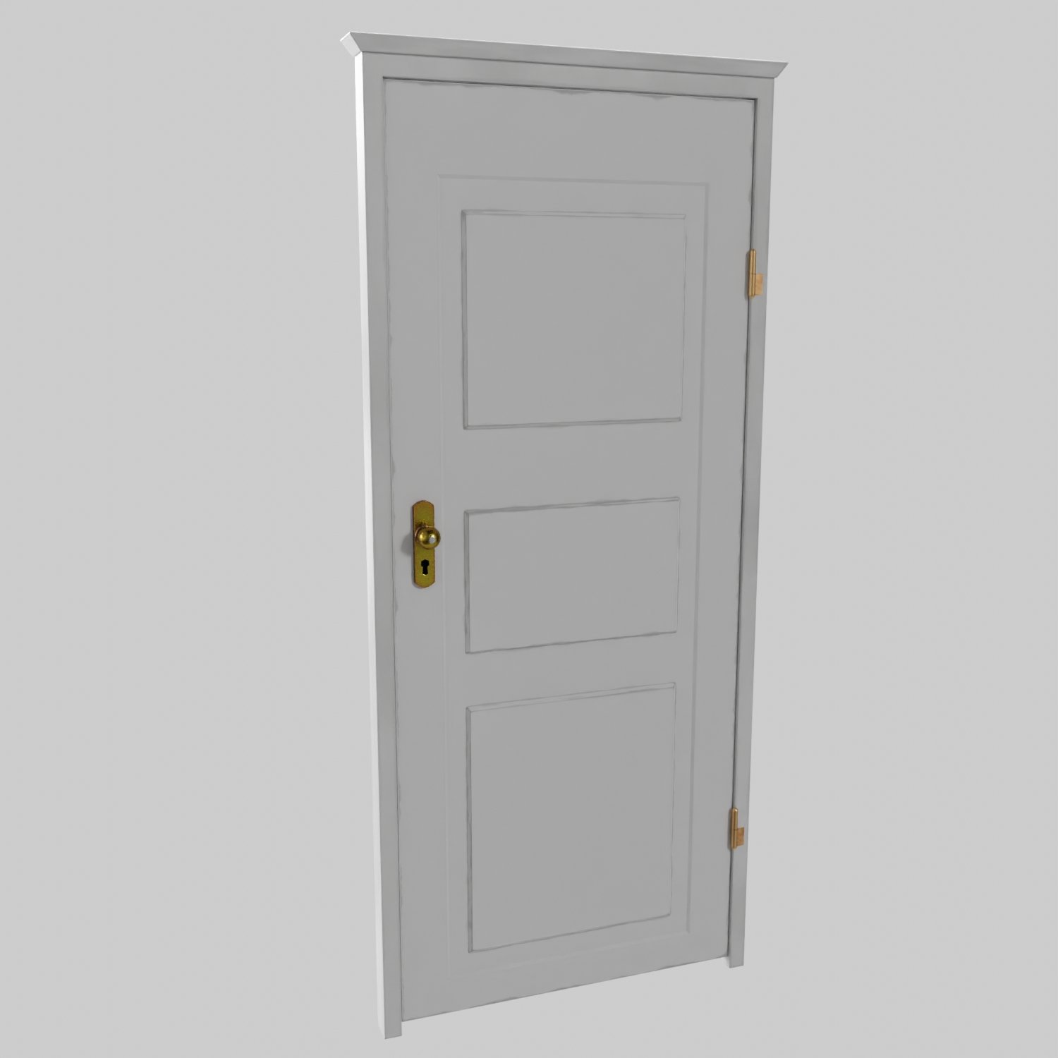 Cartoon white door | Doors models | BlenderKit