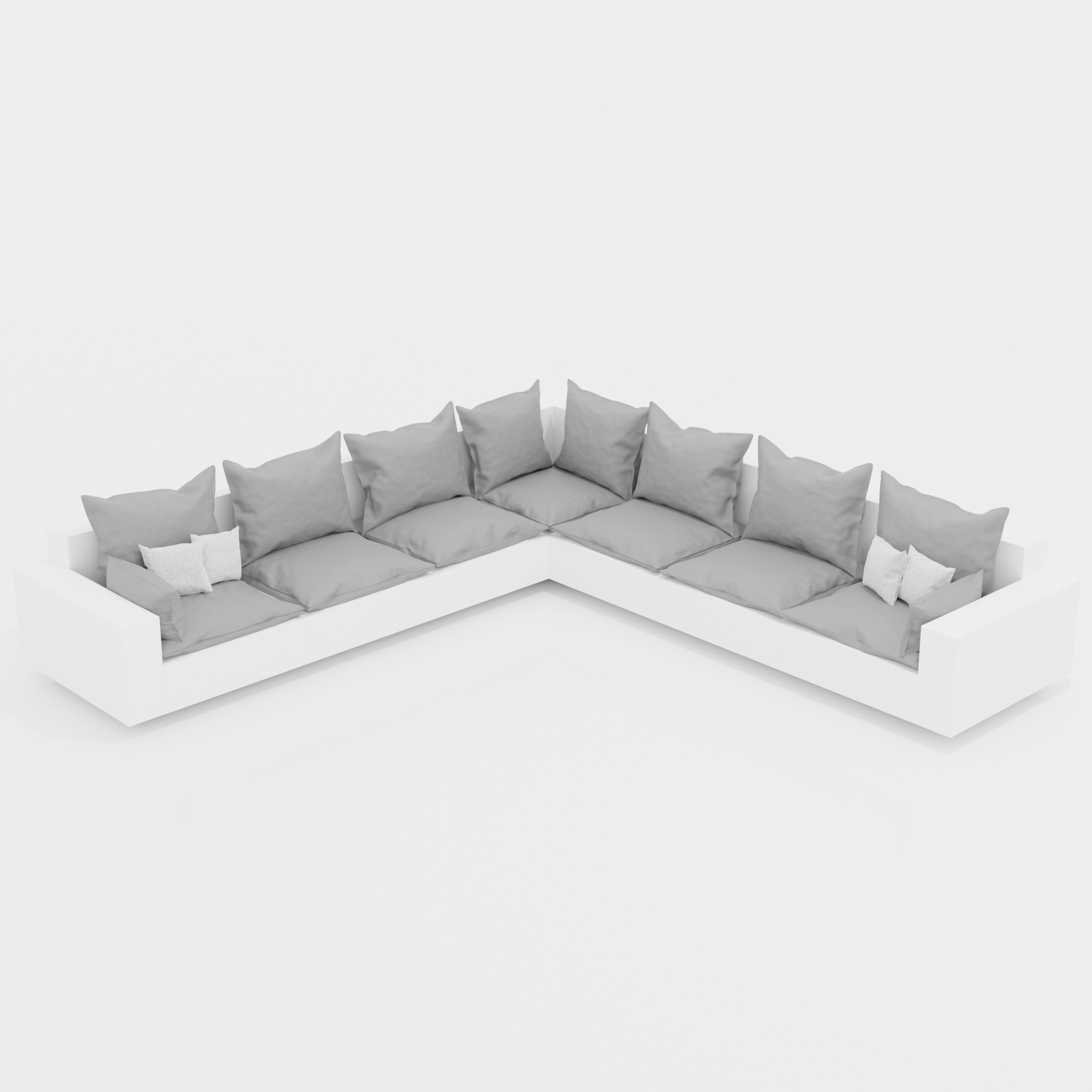 Big Corner Couch | FREE Sofas models | BlenderKit