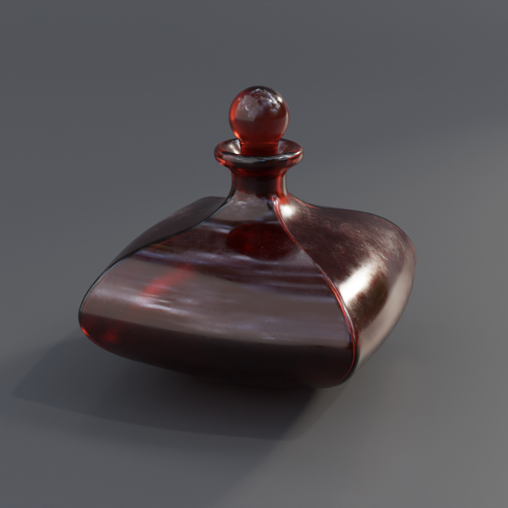 Short Glass Bottle | FREE Vases models | BlenderKit