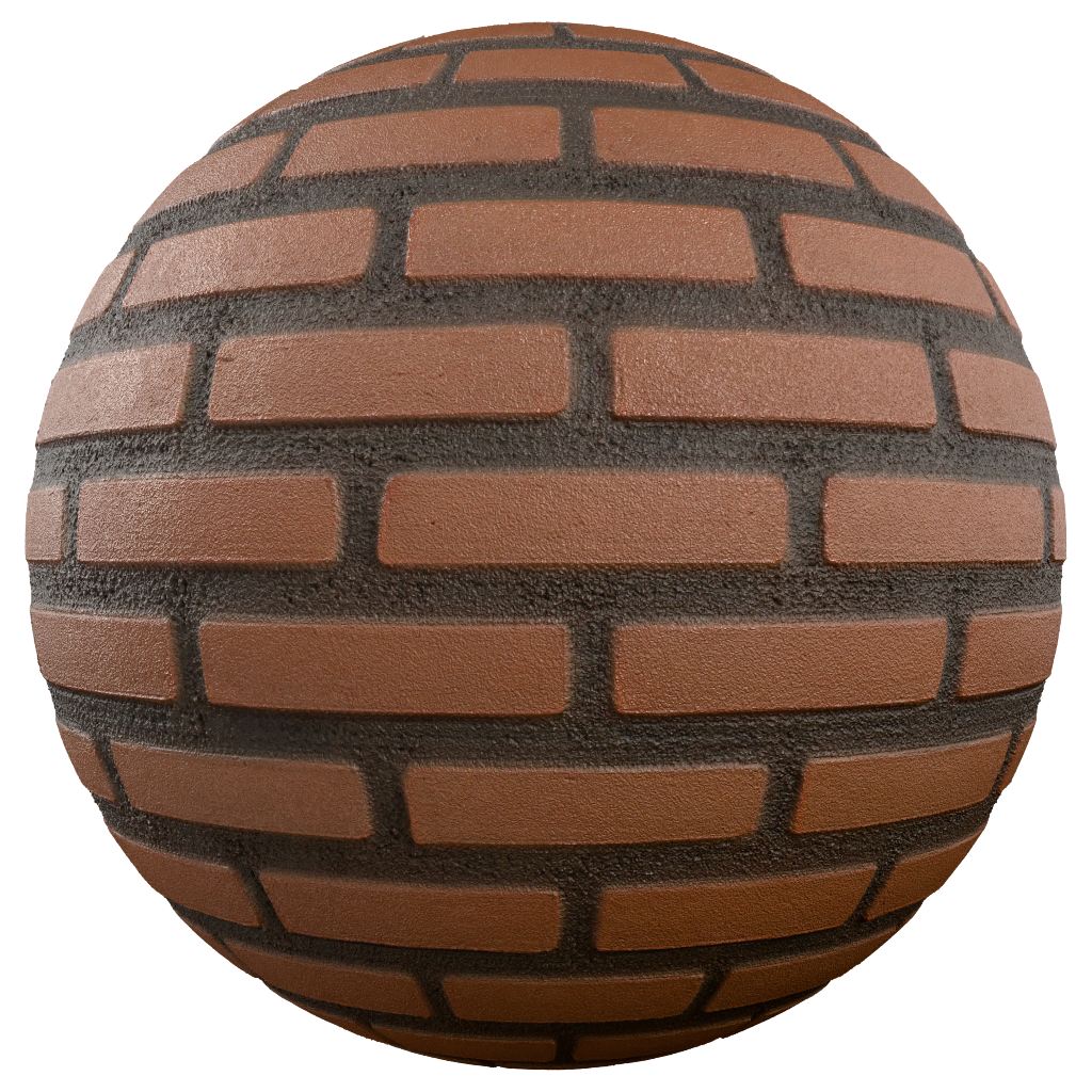 Dark Painted Brick Wall | FREE bricks materials | BlenderKit