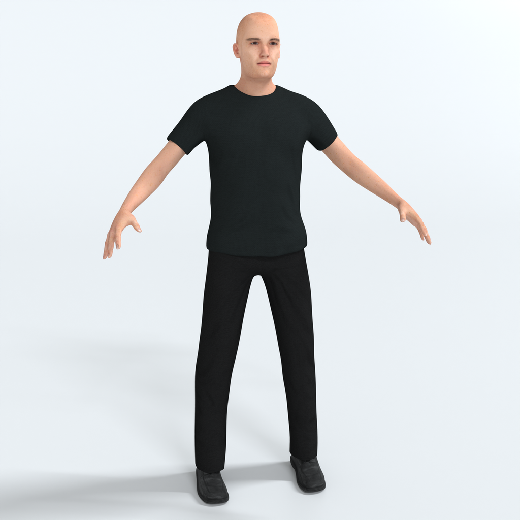 George Character Rigged | Men models | BlenderKit