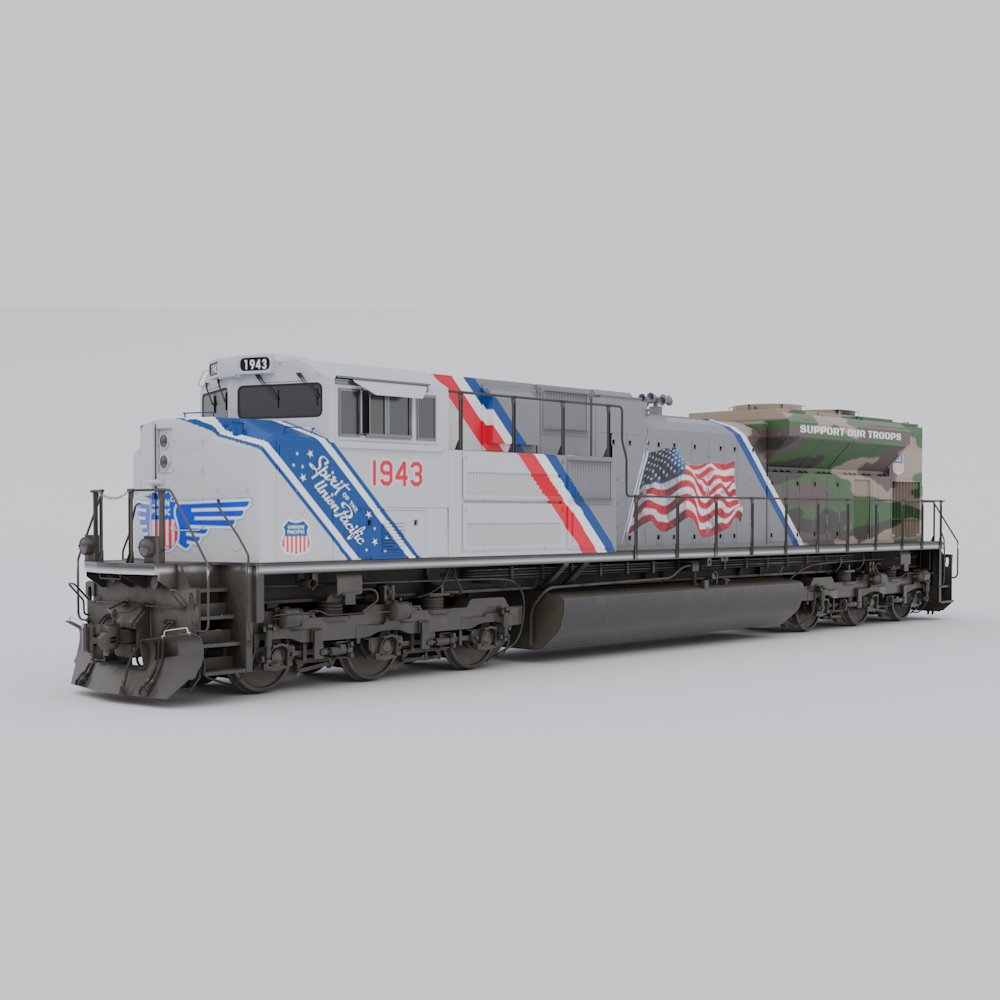 SD70 The Spirit 1943 | Cargos models | BlenderKit