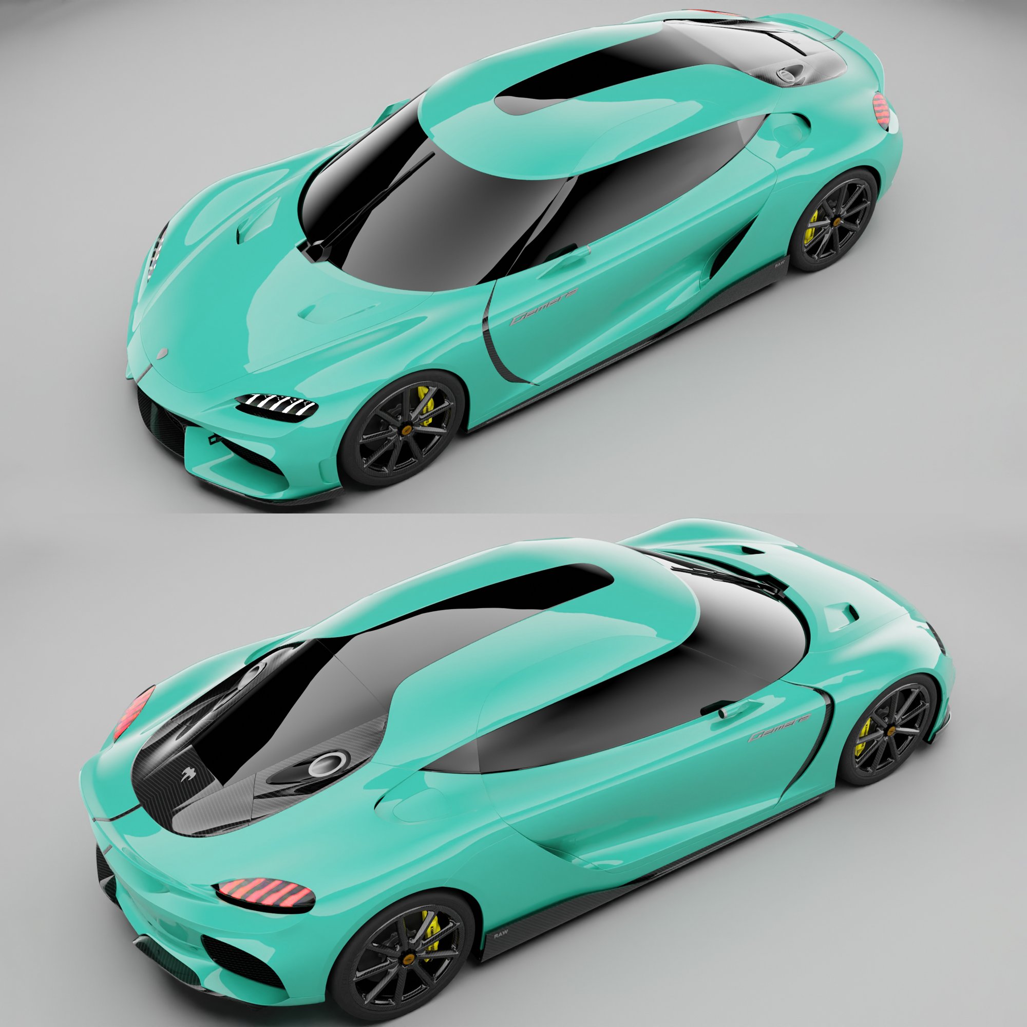 Koenigsegg Gemera | Modern Cars models | BlenderKit