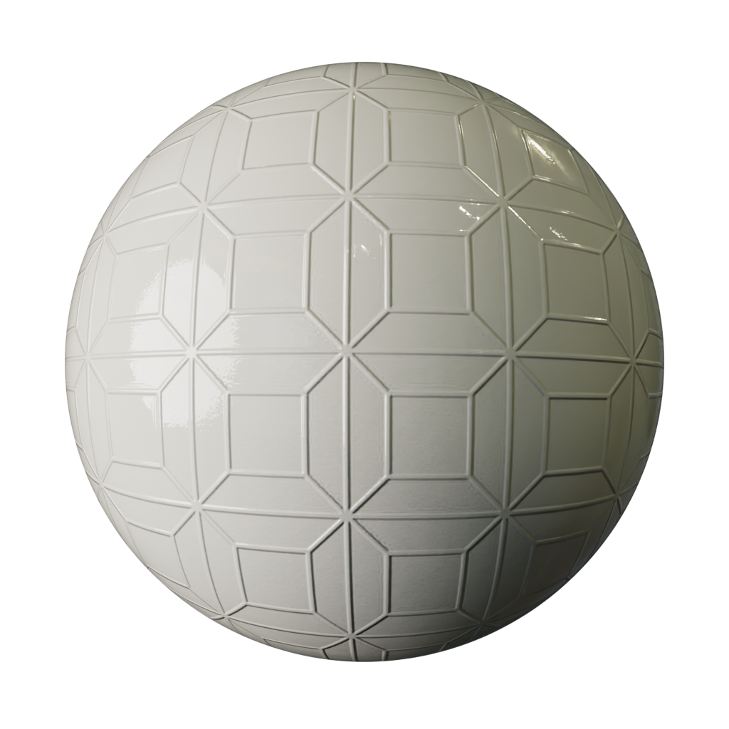 Geometeric diagonal panels | FREE ceramic materials | BlenderKit