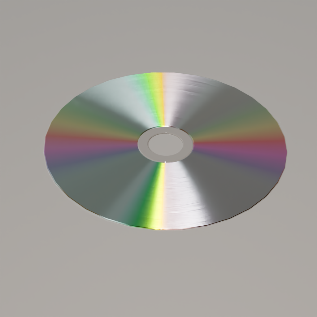 Compact disc | FREE Music Accessories models | BlenderKit