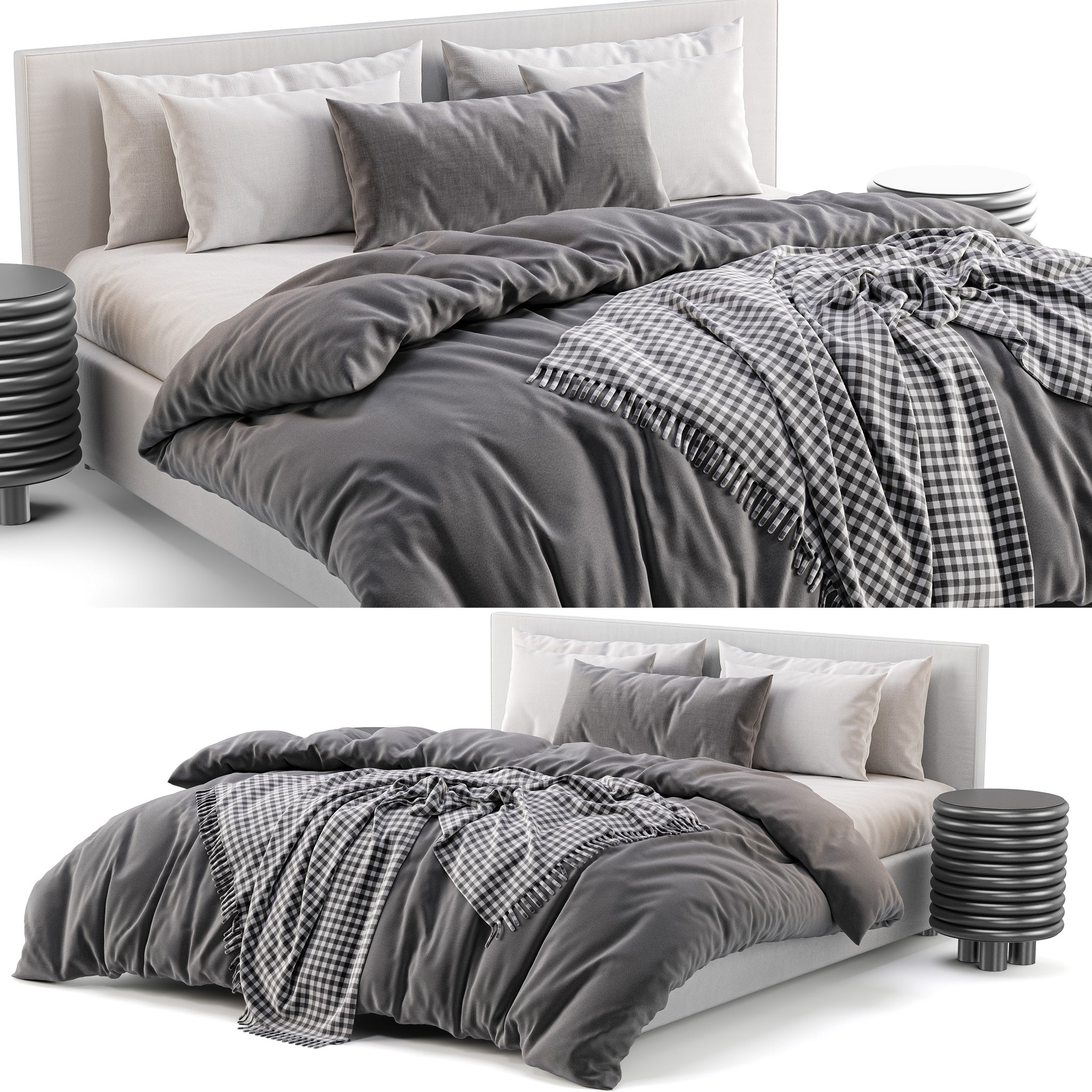 Luiza Grand bed | Beds models | BlenderKit