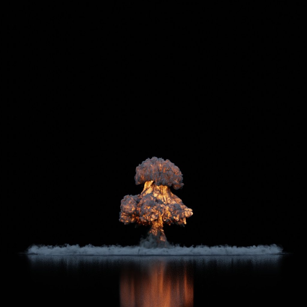 Small Nuke Static | FREE Simulations models | BlenderKit