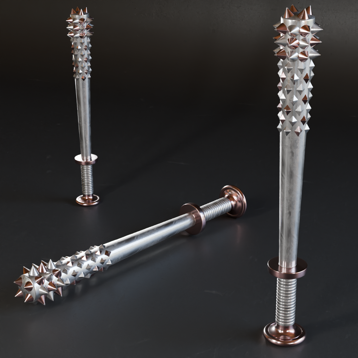 MK BaseMesh mace-15 | Historical Weapons models | BlenderKit