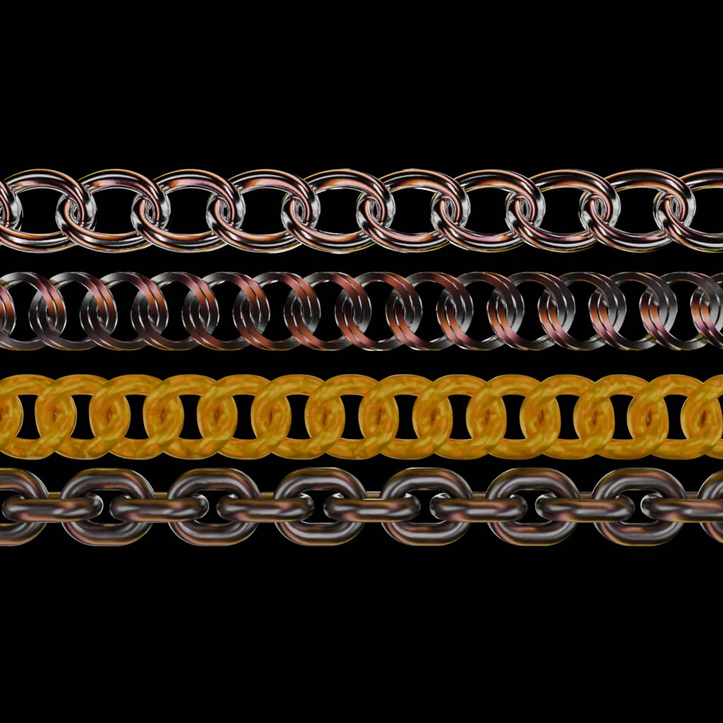 Chain Generator | FREE templates scenes | BlenderKit
