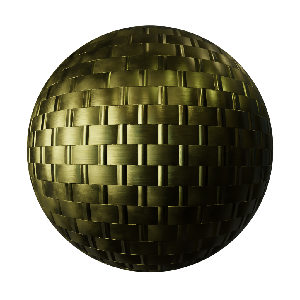 Gold Woven Metal | FREE metal materials | BlenderKit