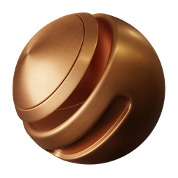 Brushed Copper 2 | FREE metal materials | BlenderKit