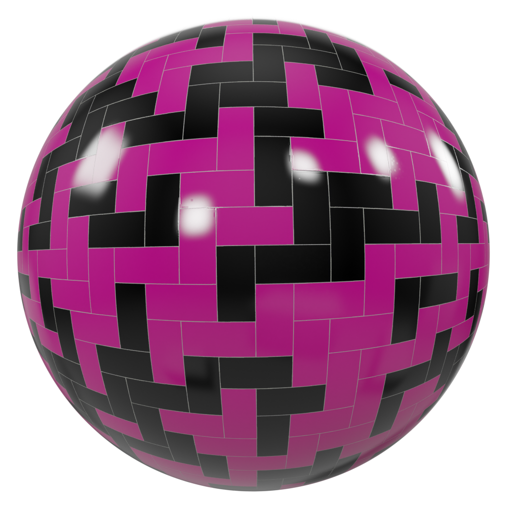 Pink black Tiles | FREE tiles materials | BlenderKit