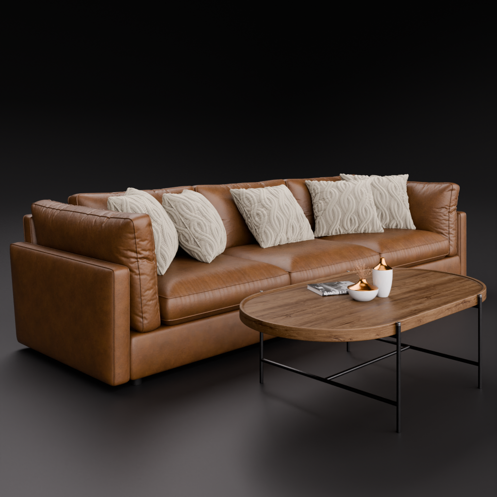 Sofa Square Ground | Sofas models | BlenderKit