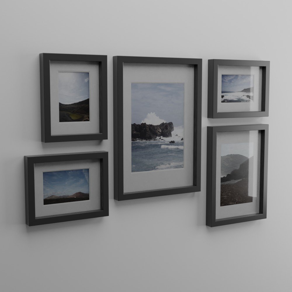 BlenderKit | Download the Picture Frames model