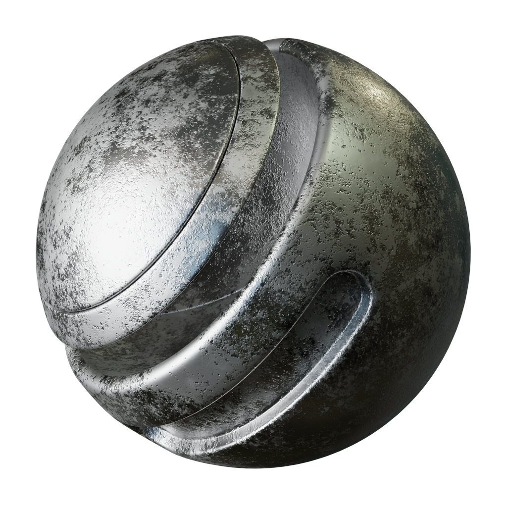 BlenderKit | Download the FREE Rough silver metal material