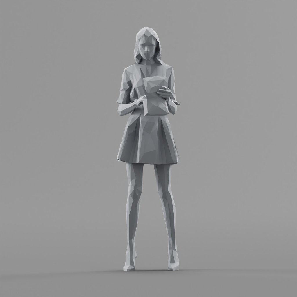 Blocky Skeleton Character | Characters models | BlenderKit