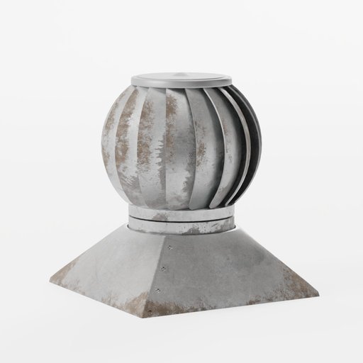 Rooftop vent 01 | FREE Industrial models | BlenderKit
