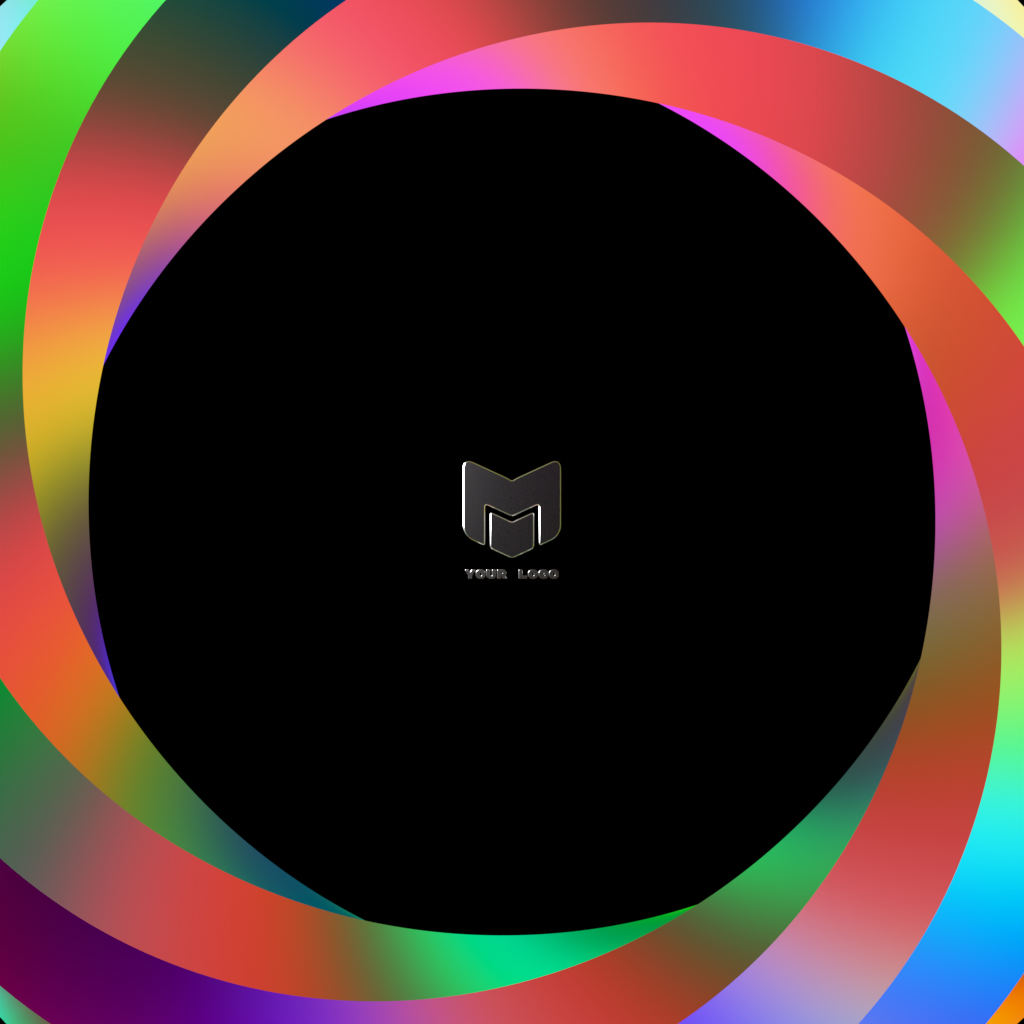 Colorful Shape Logo reveal | Abstract scenes | BlenderKit