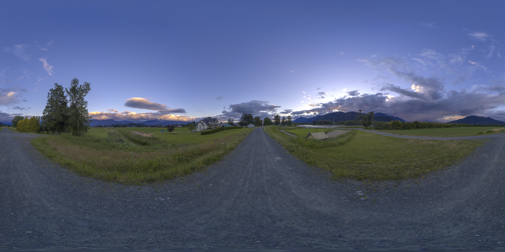 Farmland at Colorful Cloudy Sunset | FREE Nature HDRis | BlenderKit