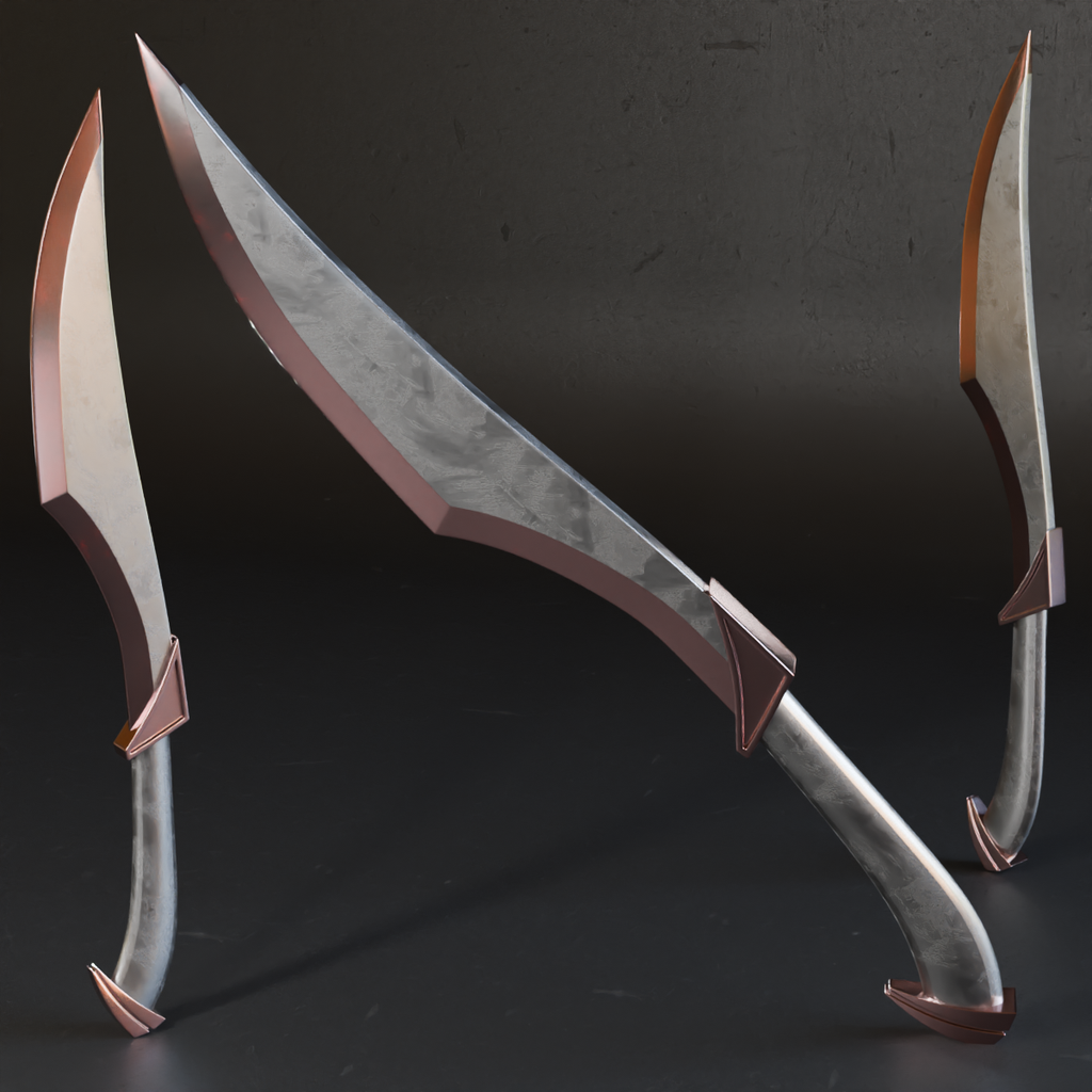 MK BaseMesh Dagger 001 | Historical Weapons models | BlenderKit