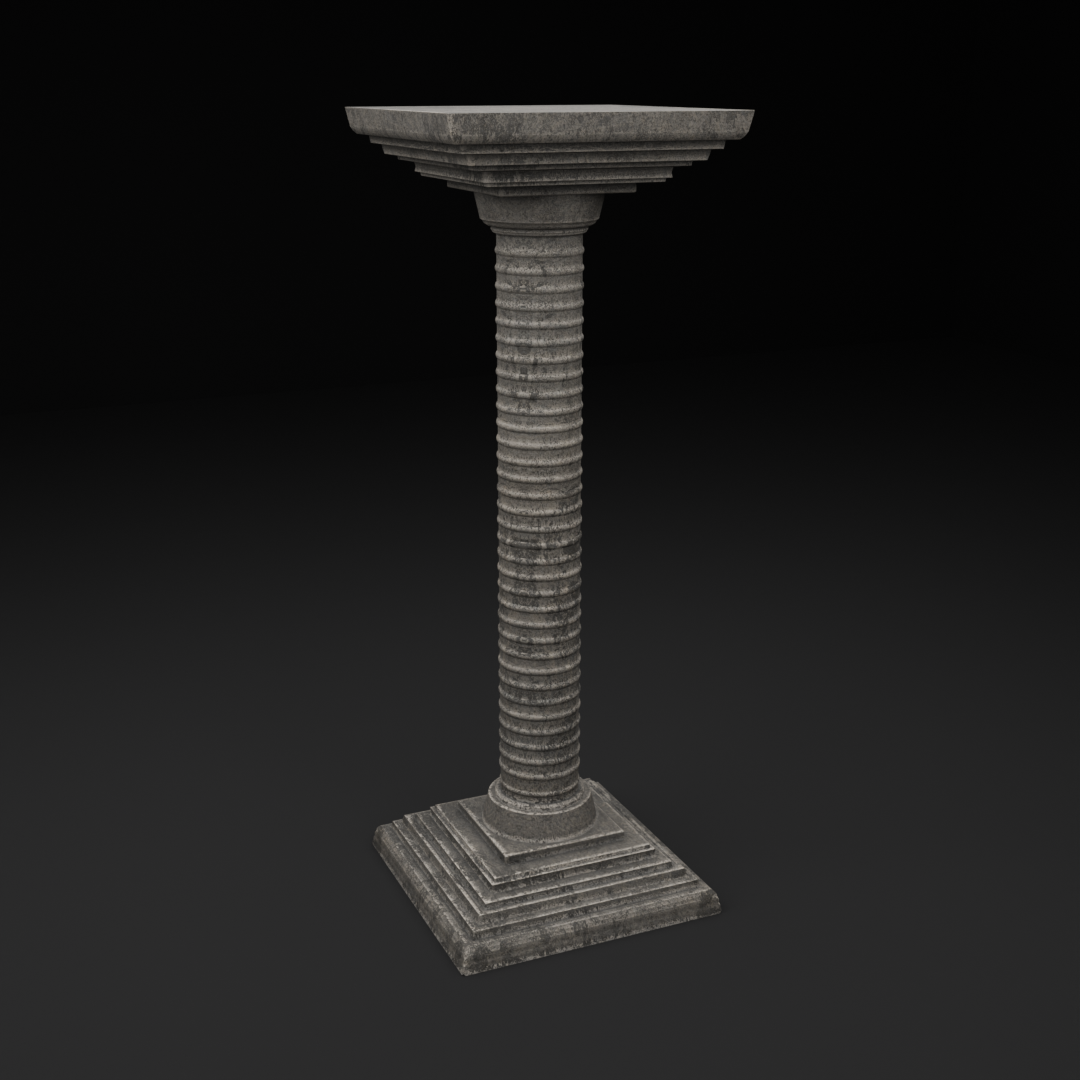 Realistic Pillar - 3D Model | Architectural Structures models | BlenderKit