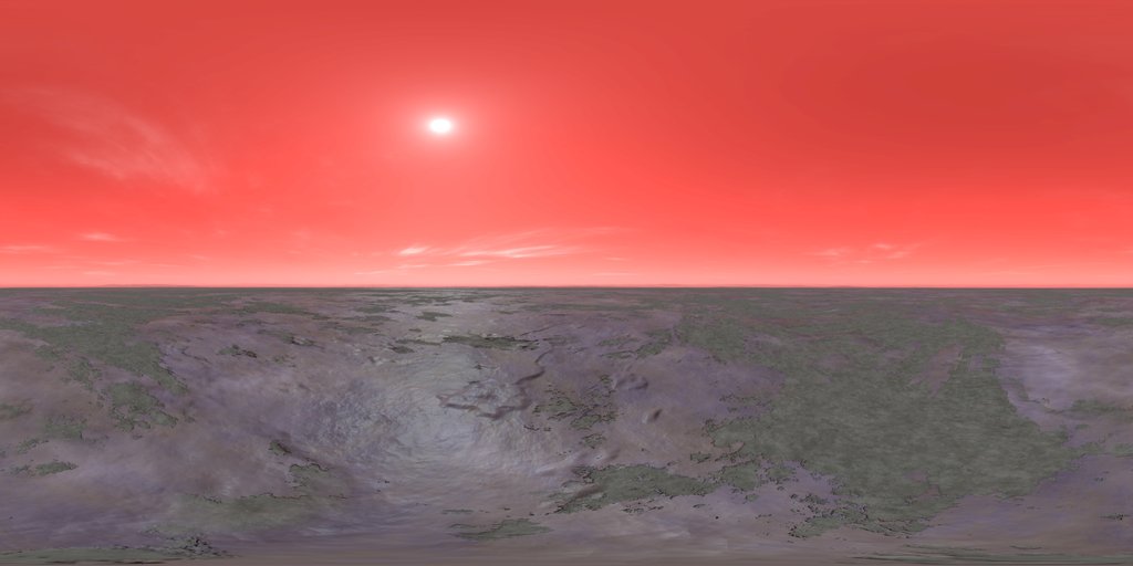 Red Sky - Skydome | FREE Futuristic Environments HDRis | BlenderKit
